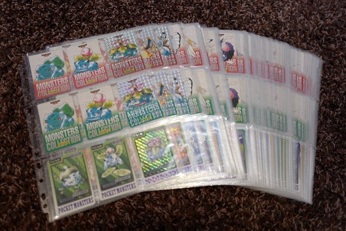 1996 Bandai Pokemon Carddass Full Complete Set Japanese 151 Pocket ...