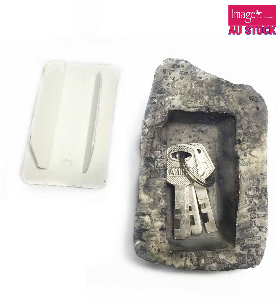 2pcs Fake Key Rock Artificial Stone Hiding Hider Hide a Spare Key ...