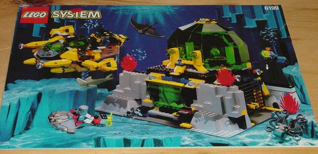 LEGO 6199 Aquazone Hydronauts HYDRO CRYSTALIZATION STATION Instructions ...