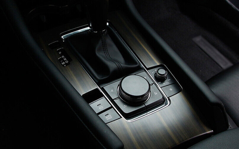 For Mazda 3 Axela 2020-2021 Wood Grain Gear Shift Water Cup Panel Cover ...