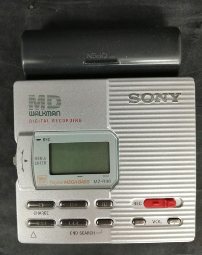 SONY MZ-R90 silver minidisc MD walkman player recorder - Japan Retro ...
