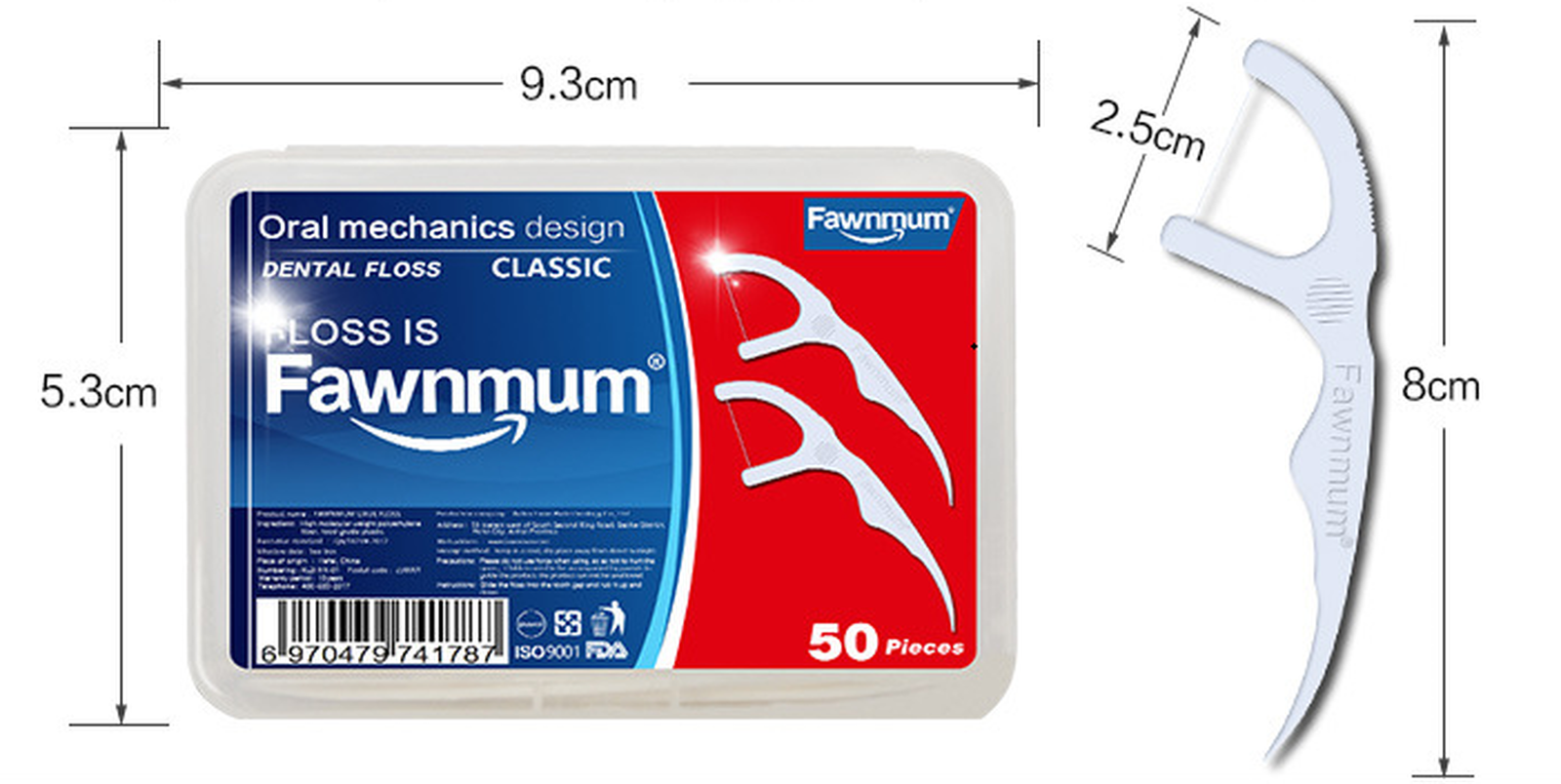 Dental Floss Pick Stick Cleaning Tools Oral Care Clean Portable ...