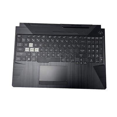 New For Asus FX506 FA506 Palmrest Backlit Keyboard Touchpad 3BBKXTAJN00 ...