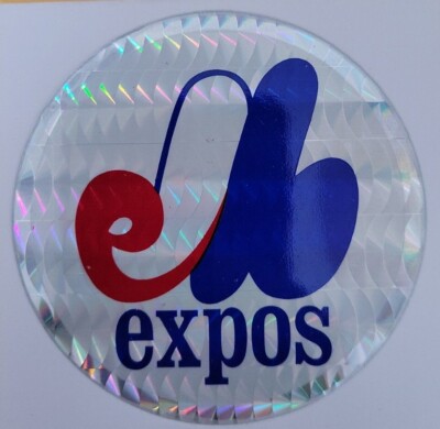 1990 Vintage Montreal Expos Hologram Sticker Prism Vending Machine ...