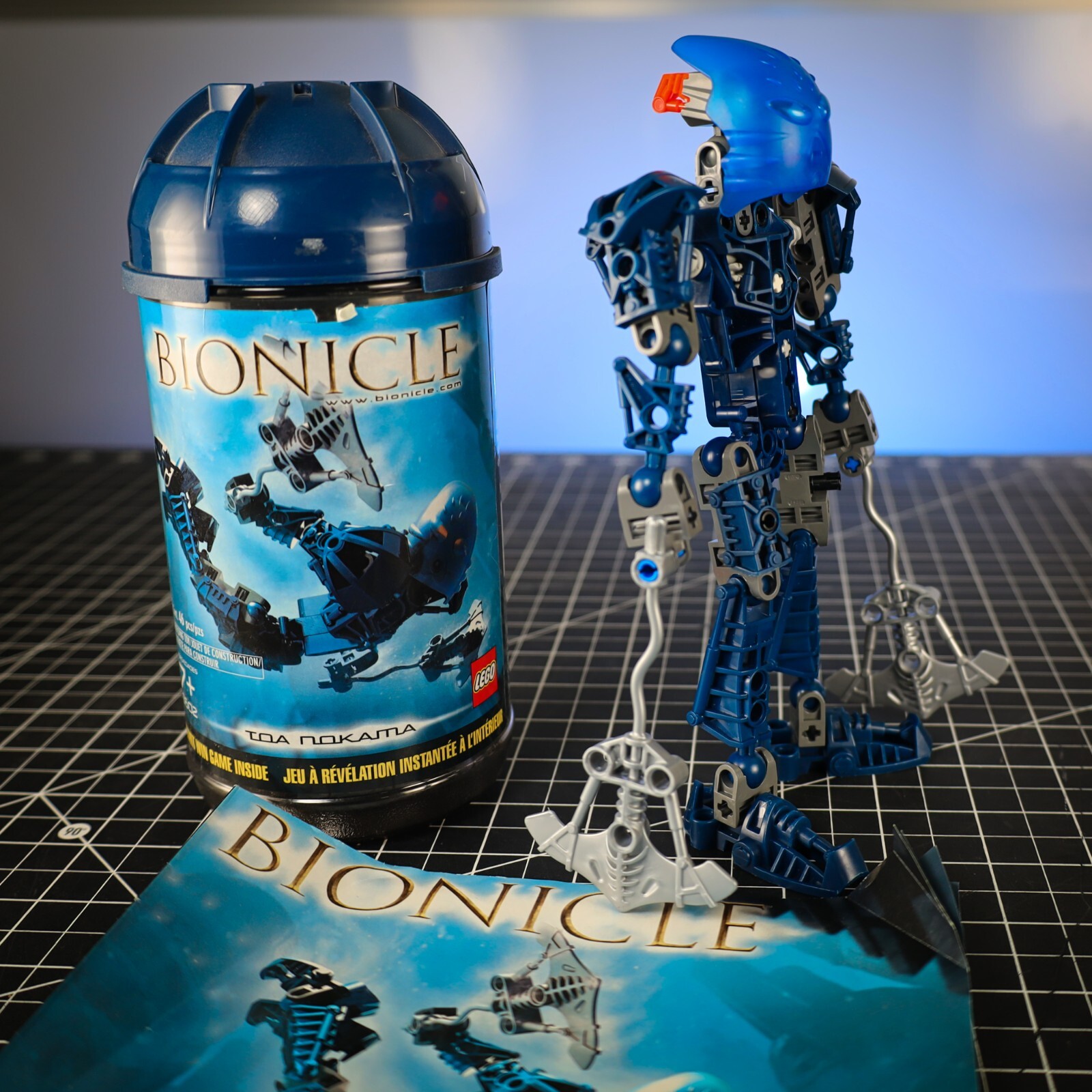 LEGO Bionicle Toa Metru Nokama (8602) w/ Canister & Instructions ...
