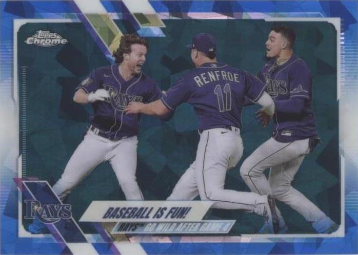 2021 Topps Chrome Sapphire Edition - Checklist Hunter Renfroe, Brett ...