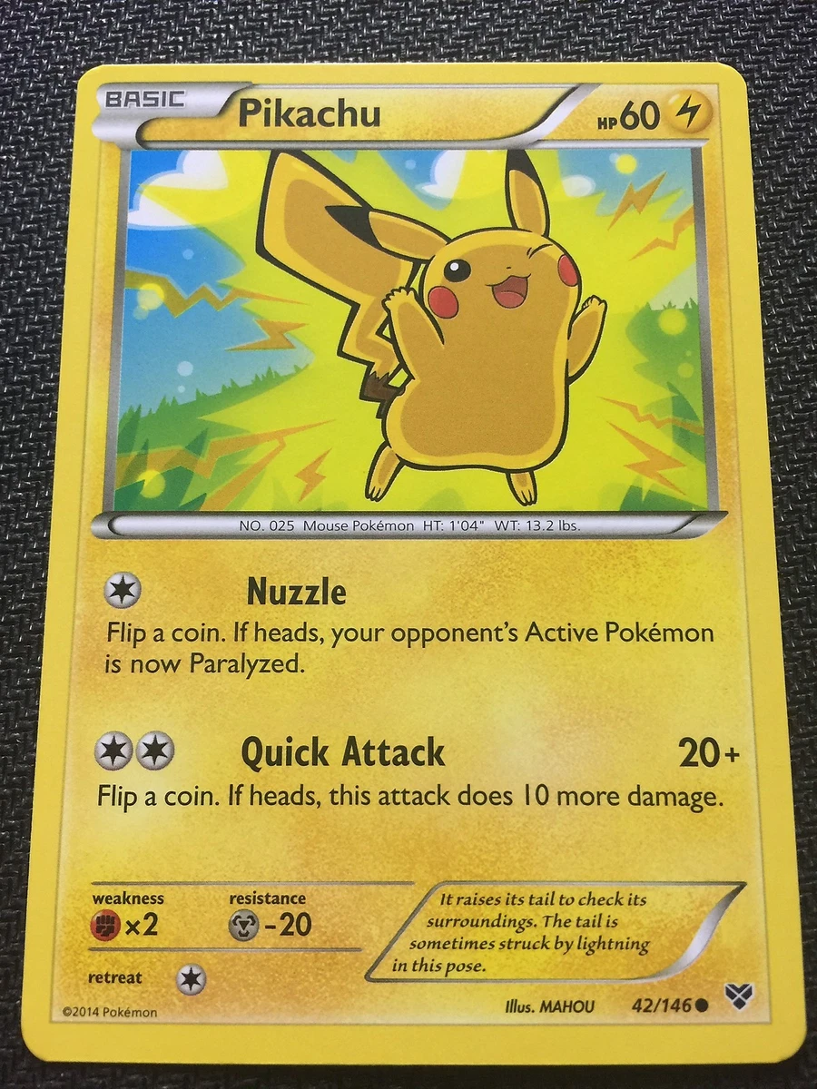 Pikachu Pokemon Card Xy