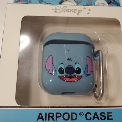 Primark Disney Stitch Airpods 1 or 2 Headphones Case ONLY Blue Ring ...
