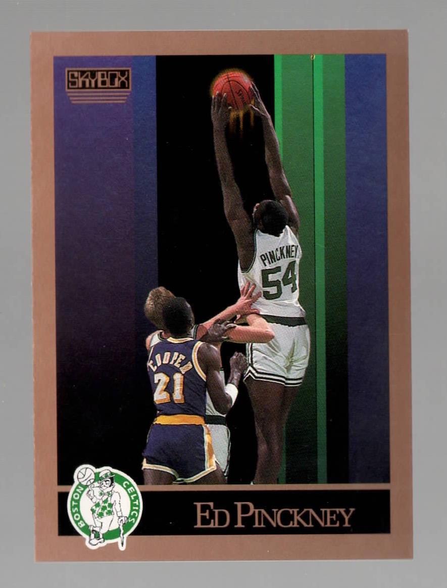 1990-91 SkyBox Ed Pinckney Boston Celtics #22 Near Mint or Better | eBay