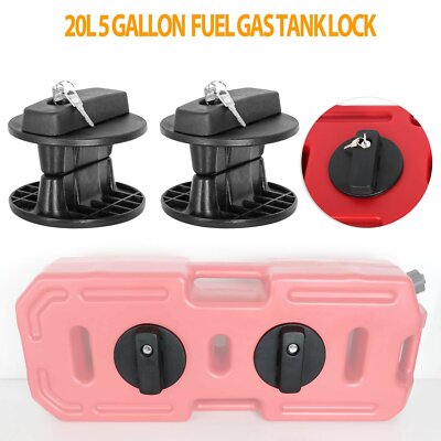 20L Fuel Gas Tank Lock Jerry Can Oil Petrol Container Mounting Bracket ...