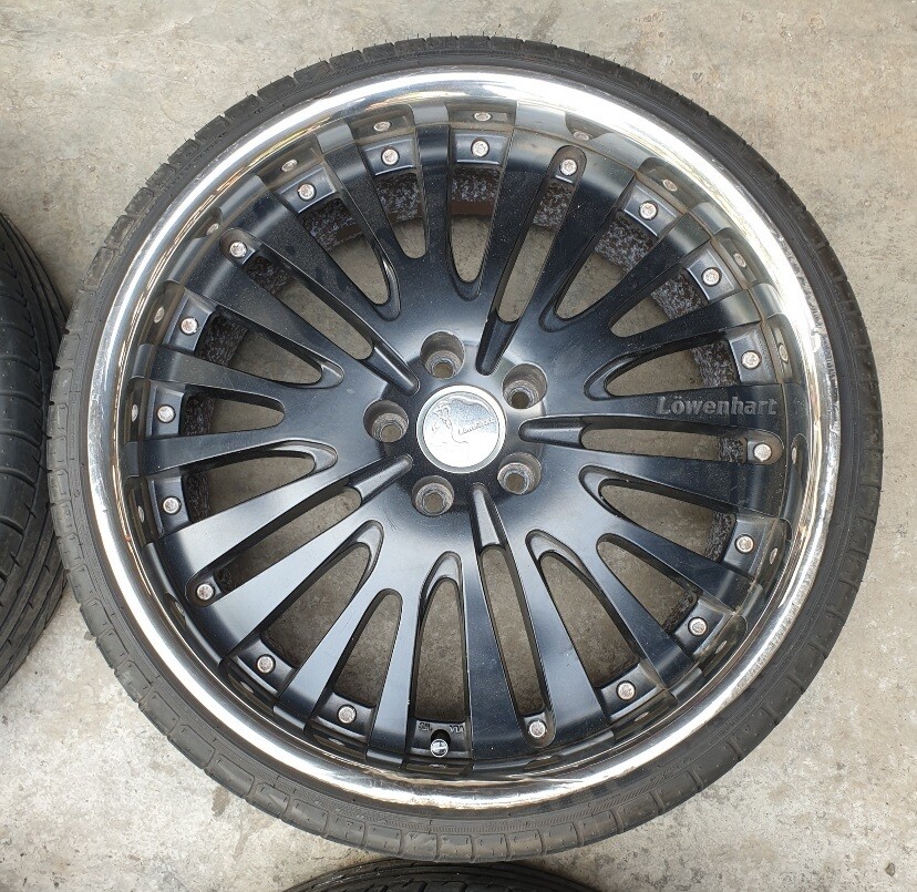 JDM 20" Lowenhart wheels rims for gs400 gs350 ls460 ucf30 vip vellfire ...