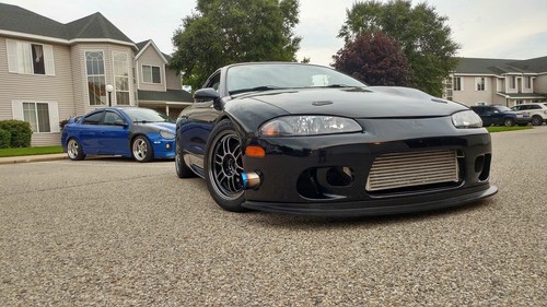 for 97-99 MITSUBISHI Eclipse 2g DS Style Front Bumper Lip Spoiler GS ...