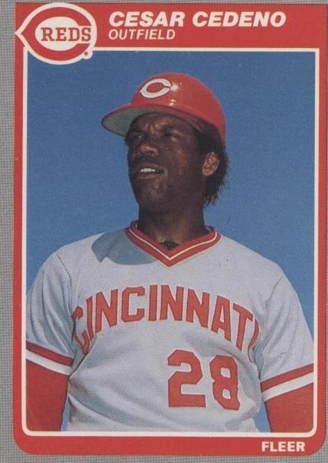 1985 Fleer - Cesar Cedeno #531 for sale online | eBay