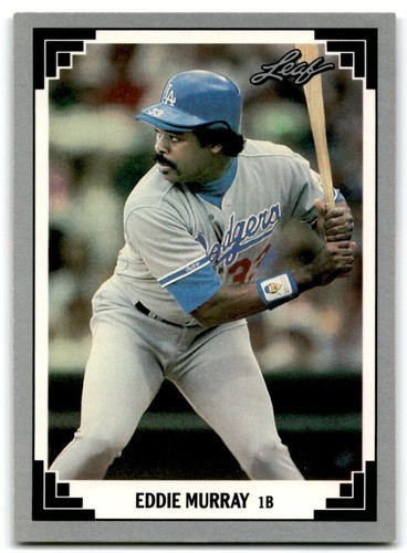 1991 Leaf Eddie Murray Los Angeles Dodgers #126 | eBay