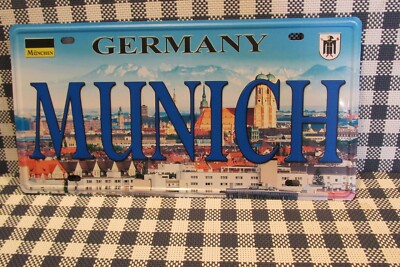 Munich Germany License Plate | eBay