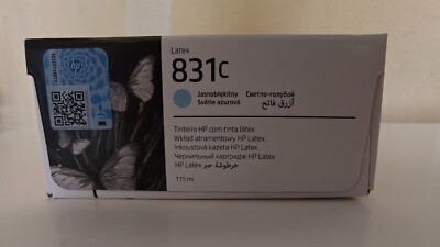 HP 831C Latex Light Cyan Ink 775ml CZ698A - Exp Oct 25 | eBay