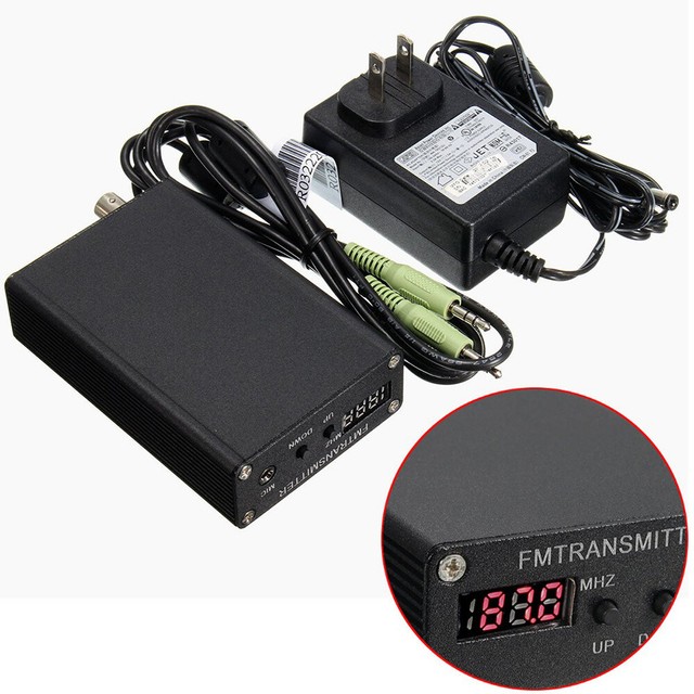 5w 87-109mhz Stereo FM Radio Station Audio Transmitter Device With ...
