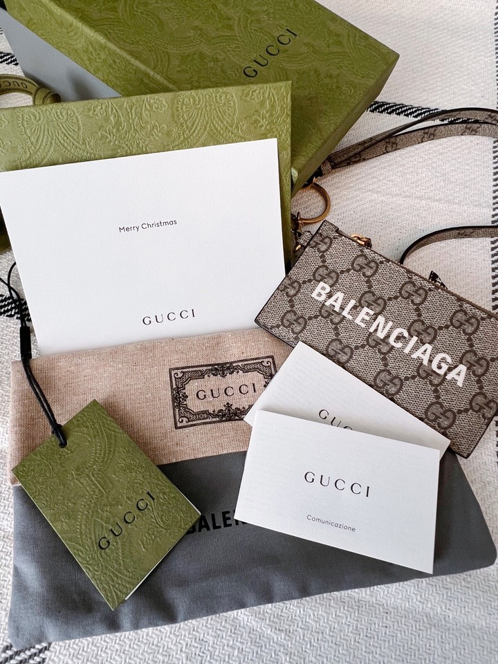 Authentic Gucci x Balenciaga The Hacker Project Lanyard Card Case | eBay