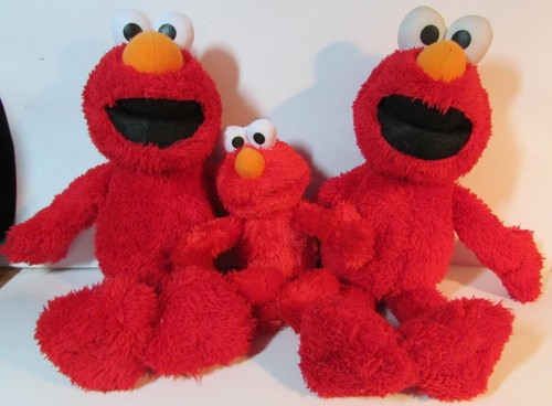 Sesame Street Plush Elmo x 3 pcs Kohl's / Sesame Street / Hasbro | eBay