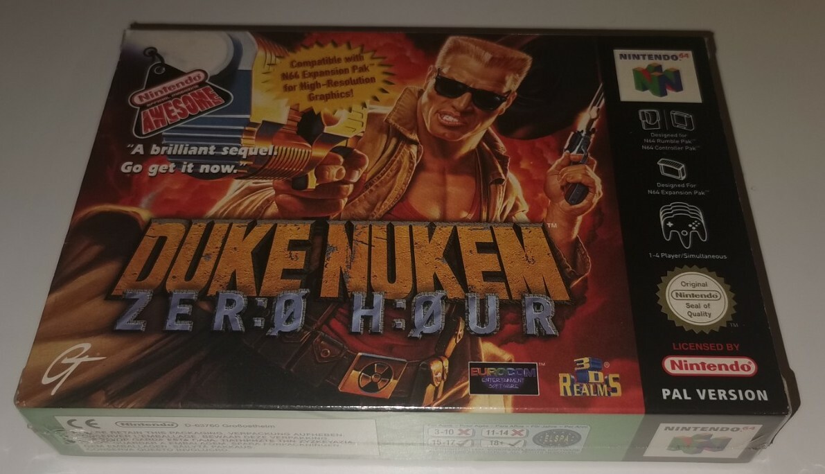 Duke Nukem: Zero Hour Nintendo 64 - Juegos Retro Database