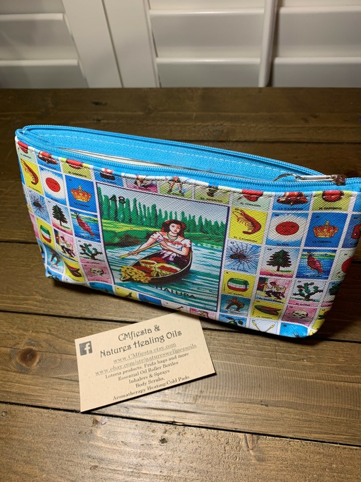 2PC Clutch Wallet Loteria Bag, Zipper Bag NEW, Mexican Bingo Game ...
