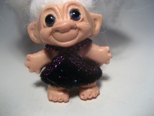 TROLL CLOTHES DRESS ONLY FOR YOUR VTG 1960'S S.H.E. DAM PENCIL TOPPER ...