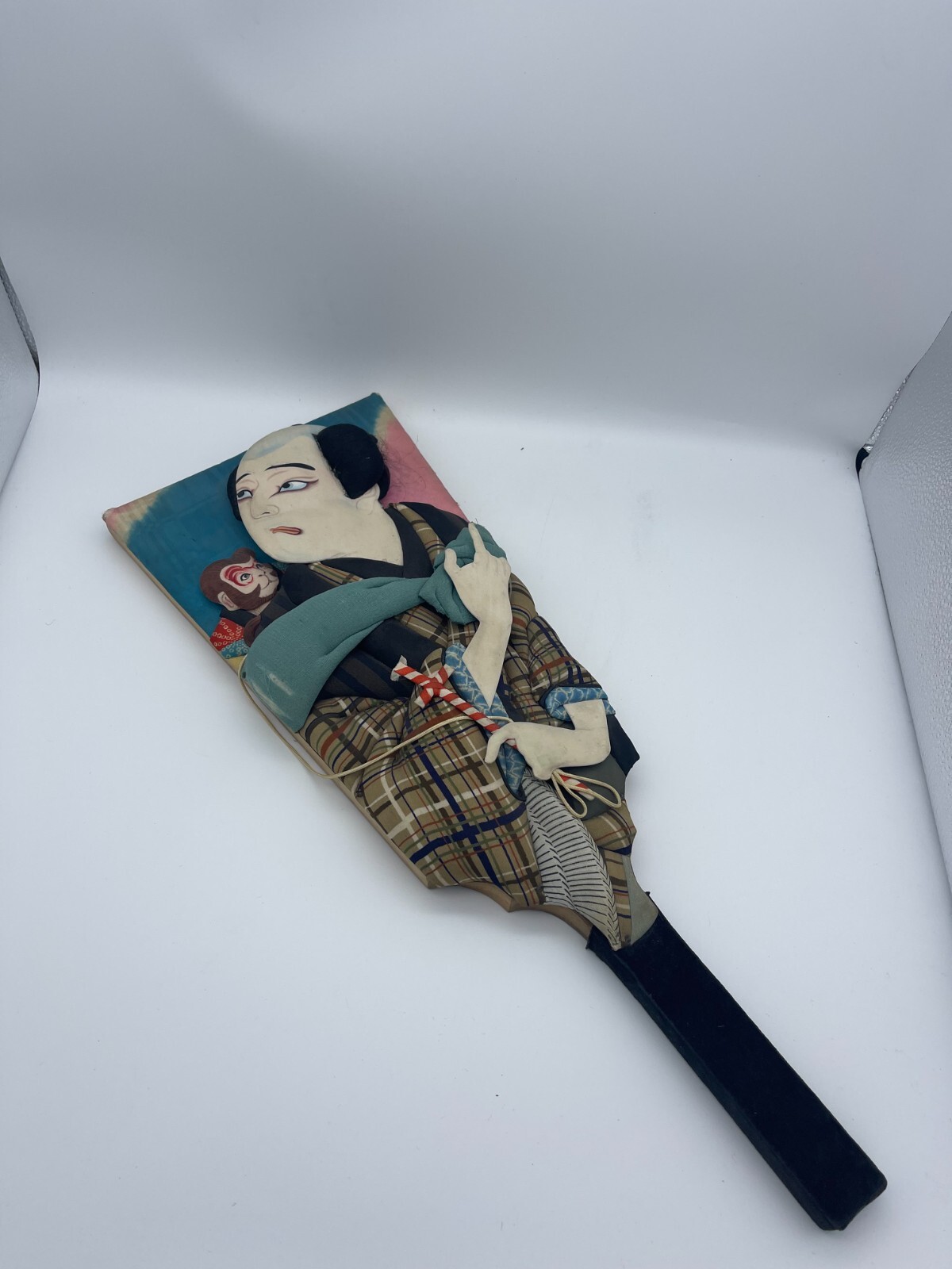 Lot of 3 Vintage Handmade Japanese Hagoita Wooden Paddles Fan Geisha ...