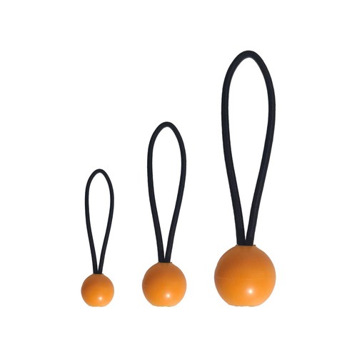 4 x bungee ropes, tie-down straps with ball, reusable, 4 mm binding ...