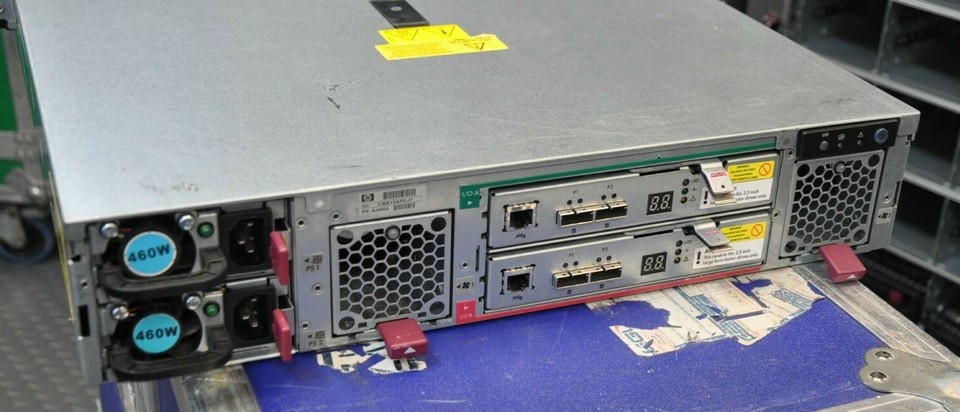 HP D2600 AJ940A 2U 3.5 inch 12-bay LFF Disk Enclosure with 12x Hot Swap ...