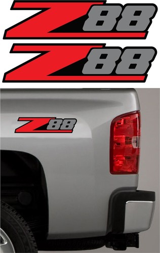 2 - Z88 TRUCK DECALS, Chevy Silverado Offroad 4x4 Stickers SIZE: 3.375 ...