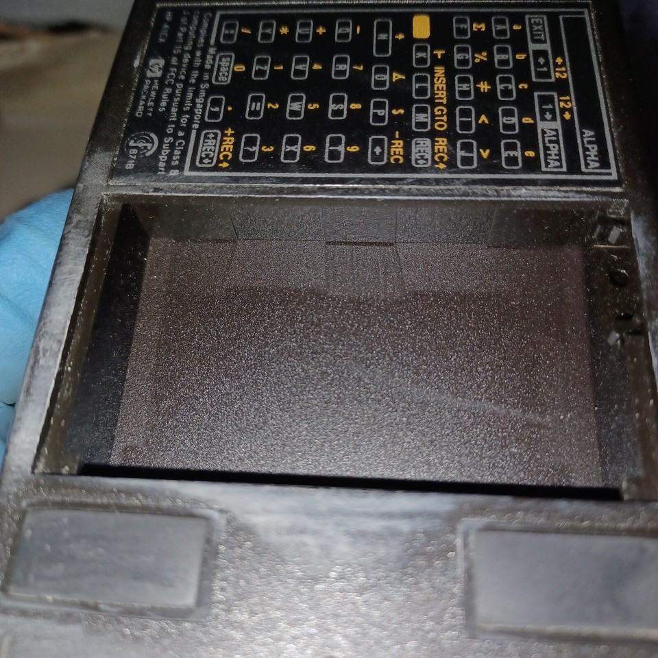 Vintage HP-41CX Scientific Calculator + Math/Stat Pac WORKING TESTED ...