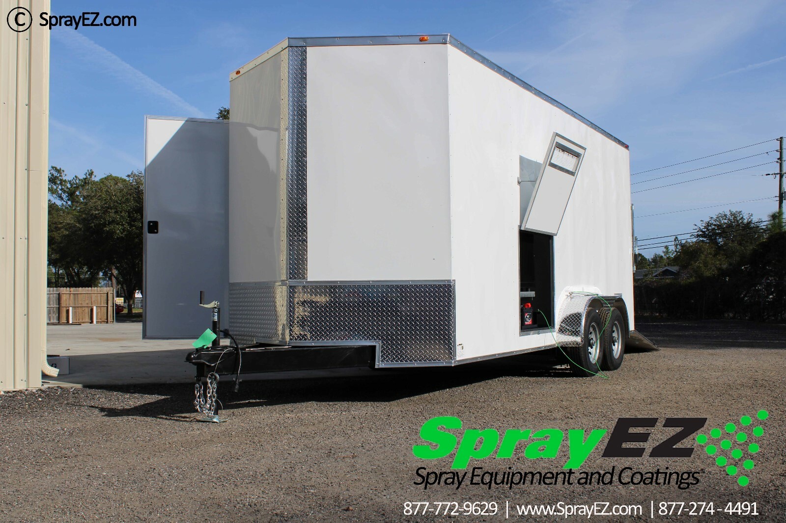 Fully Customizable Spray Foam Trailers Featured: 8.5X20 Graco E-30 ...