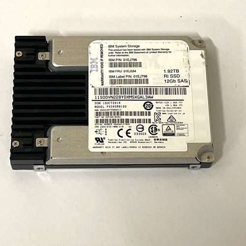 01EJ594 IBM 1.92TB SSD 12Gb SAS 01EJ796 01EJ798 PX04SRB192 | eBay