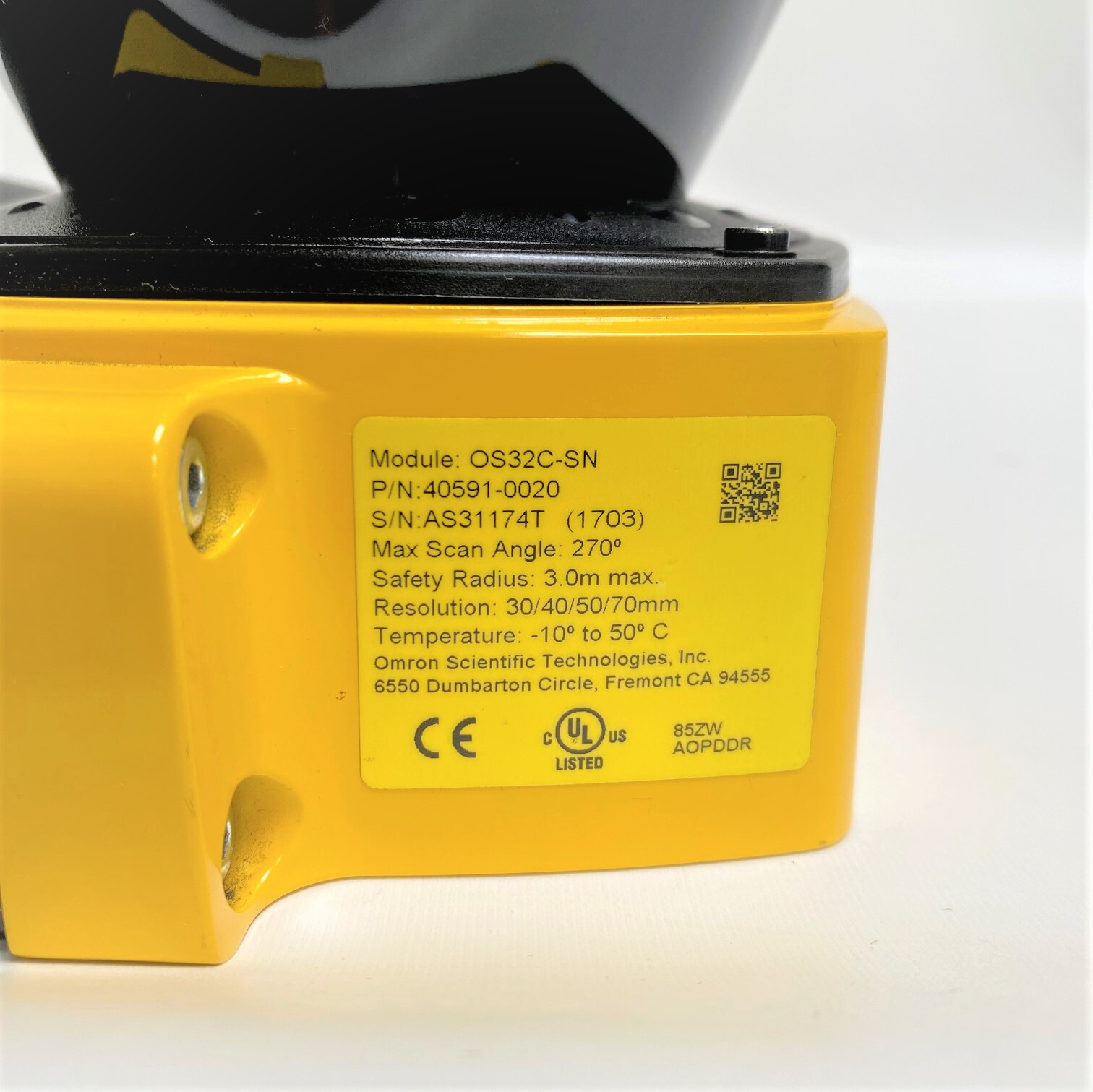 Omron OS32C-SN Sicherheits-Laserscanner Laser Scanner + OS32C-CBBP I/O ...