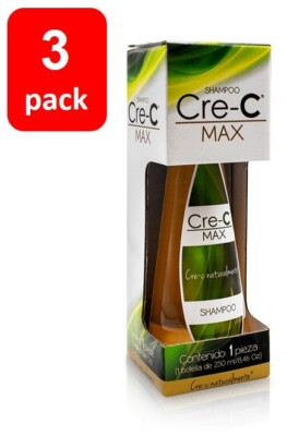 3 Pack - Cre-C Max Shampoo - Against Hair Loss - Revitalize And Nourish ...