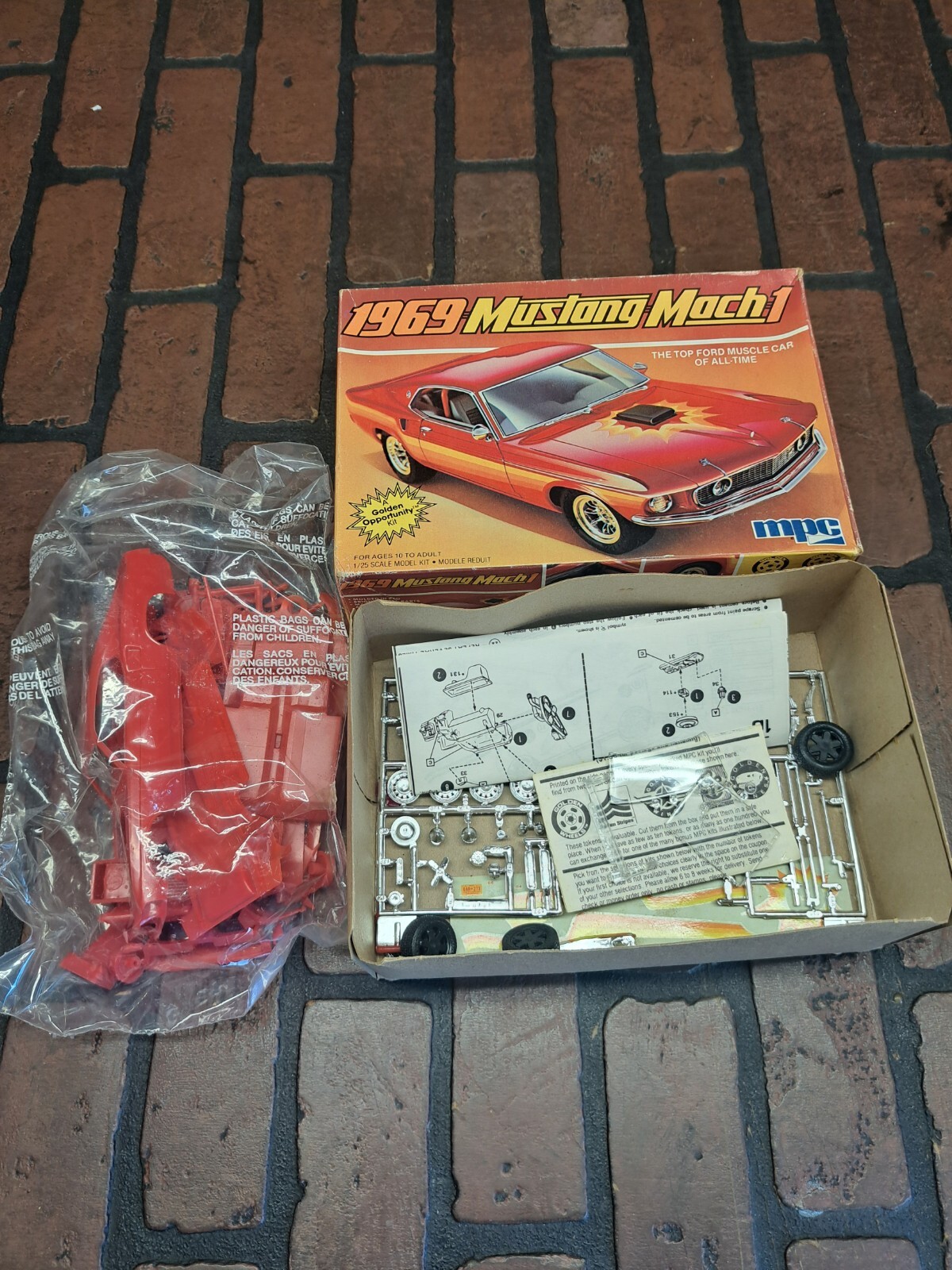 1969 Mustang Mach 1 MPC kit #6319 Open box | eBay