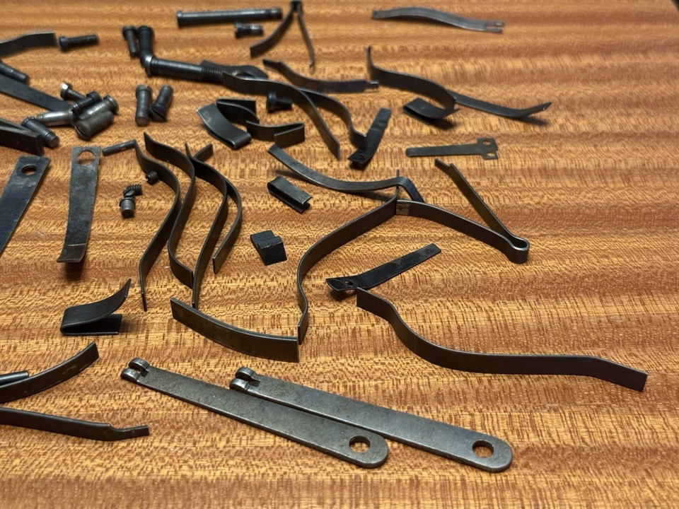 HUGE Lot Of Antique Revolver Parts Colt Remington Smith And Wesson ...