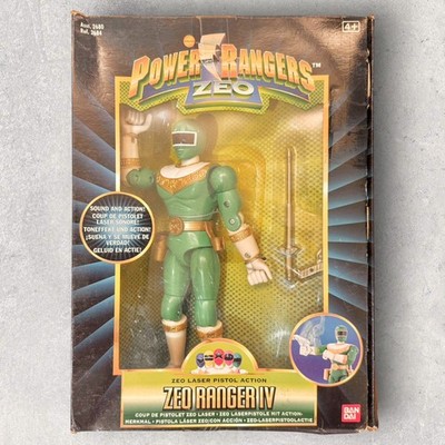 Vintage Bandai 1996 Power Rangers 8” Figures #2684 Zeo Ranger IV Action ...