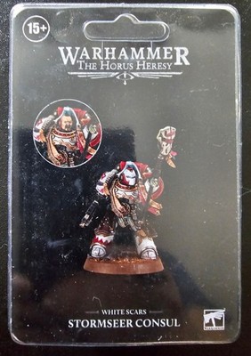 Warhammer The Horus Heresy White Scars Stormseer Consul MIB | eBay