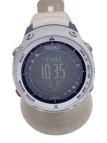 SEIKO Solar Watch Digital Rubber BLK S833 00A0 | eBay