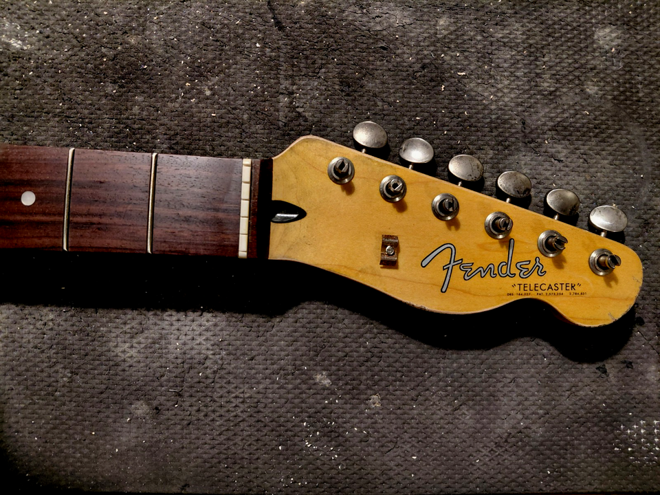 Fender Lic Tele neck Nitro RELIC 62 style Telecaster Aged Mr G's custom ...