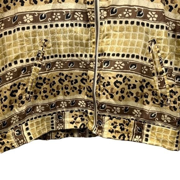 Active Studio Vintage 80’s Silk Leopard Track Jacket | eBay UK