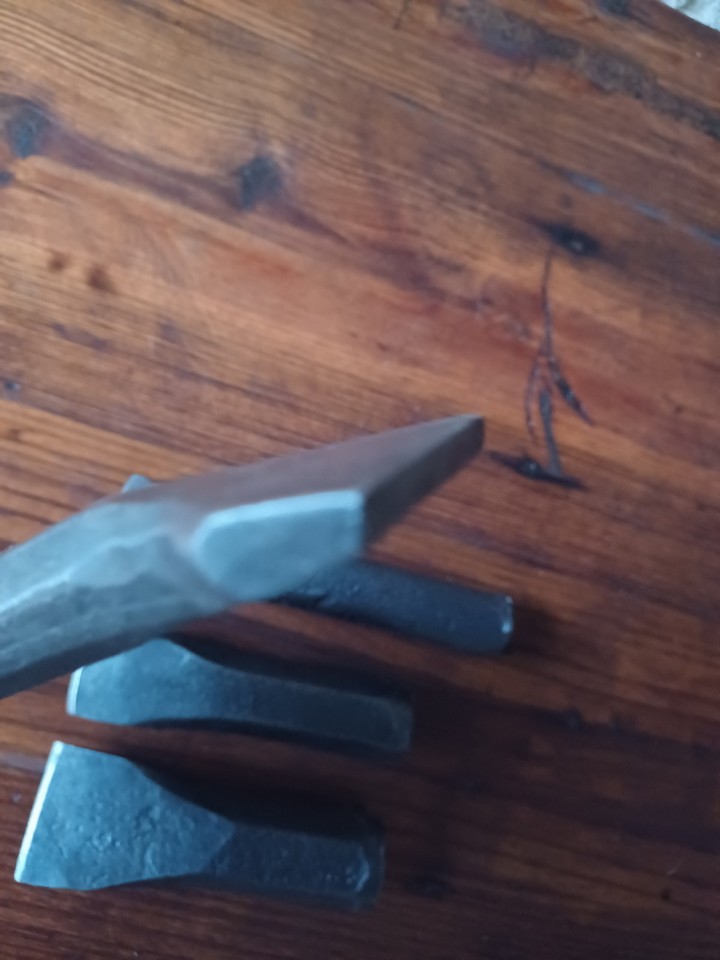 Lot of 4 Vintage Stone Mason Chisel Cutting Sculpting Masonry Tool ...