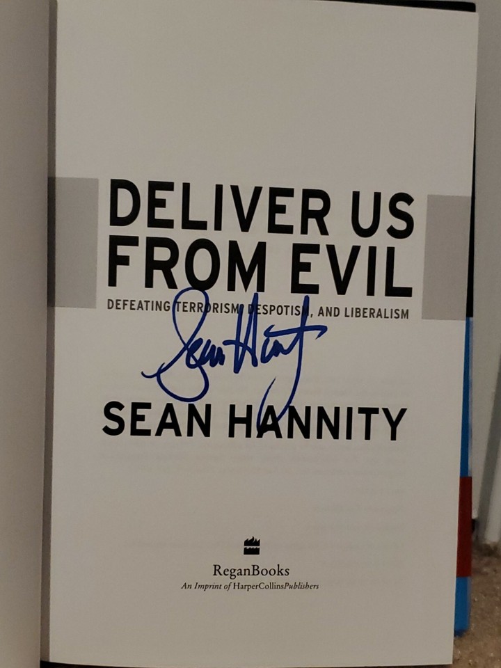 Deliver Us from Evil by Sean Hannity Signed/Autographed Copy | eBay