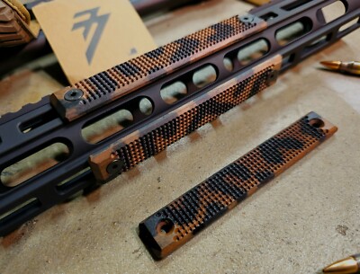 Wood Mlok & Keymod Rail Cover MICRO DOT Texture CAMO Walnut-Made In USA ...