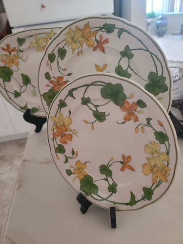 Villeroy Boch Geranium ODD LOT Dinner SALADplate OVAL SERVING PLATTER ...