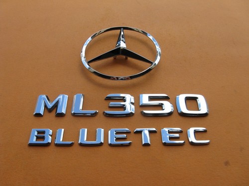 06 07 08 09 10 11 MERCEDES ML350 BLUETEC REAR EMBLEM LOGO BADGE SYMBOL ...