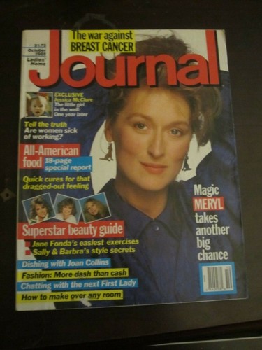 Ladies Home Journal Magazine October 1988 Meryl Streep | eBay