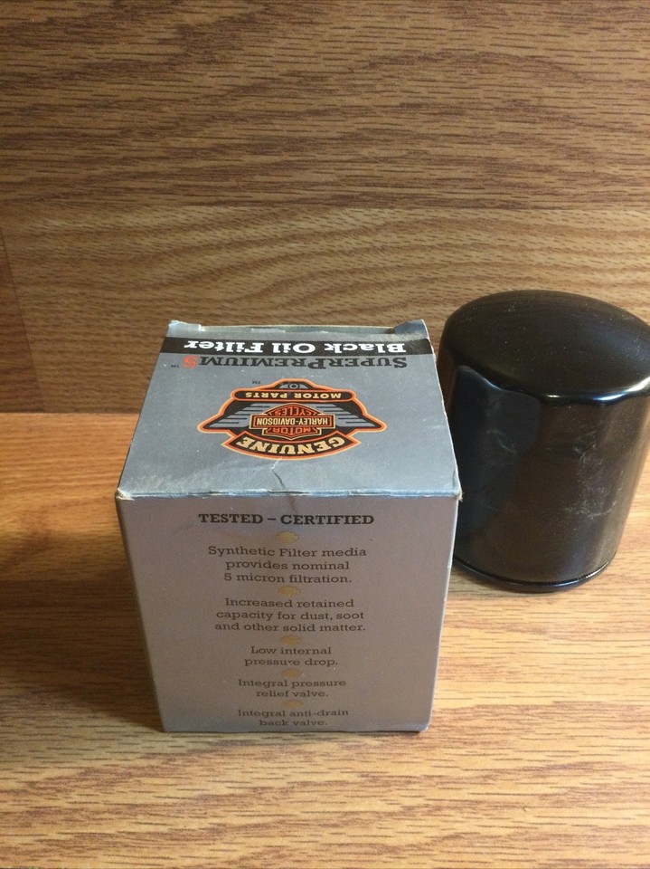 NEW OEM Harley-Davidson® Black Oil Filter p/n 63731-99A | eBay