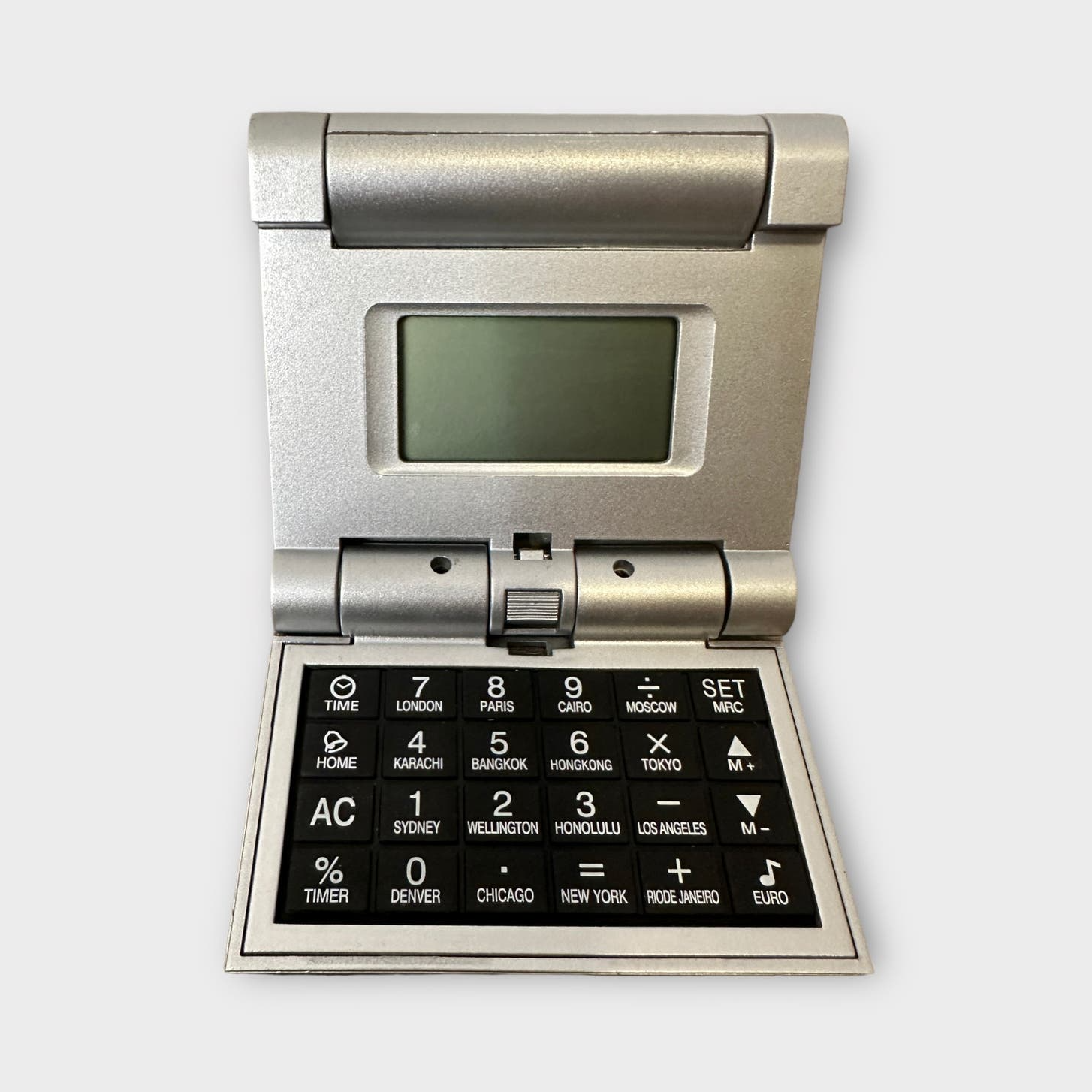 Double Press Up Calculator And Calendar (World Clock) AARP | eBay